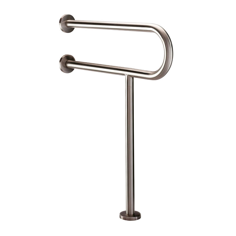 Floor Mount Grab Bar, Stainless Steel